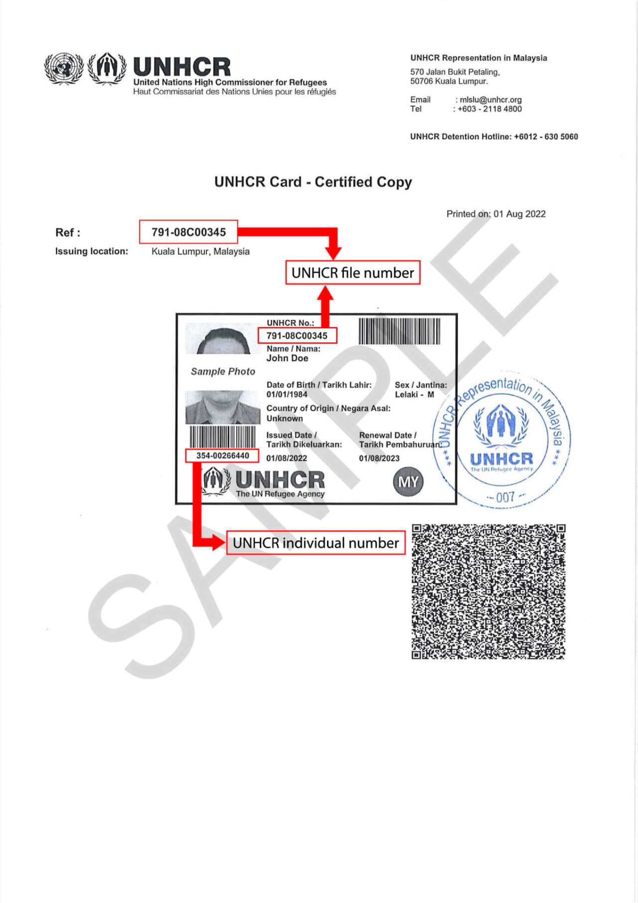 UNHCR Documents - Refugee Malaysia